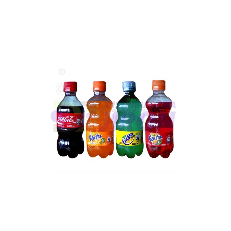 Gaseosas Mini. 355 ml. Plastica. 12 Pack. Surtido. - Distribuidora Jirón